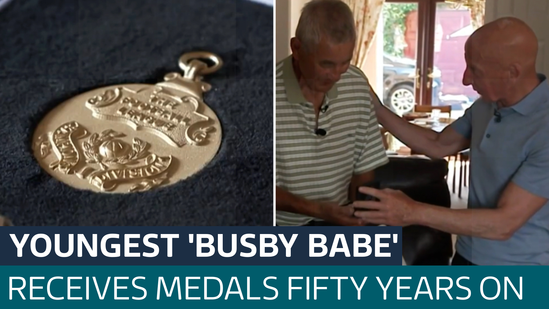 Manchester United player receives medals more than 50 years after ...