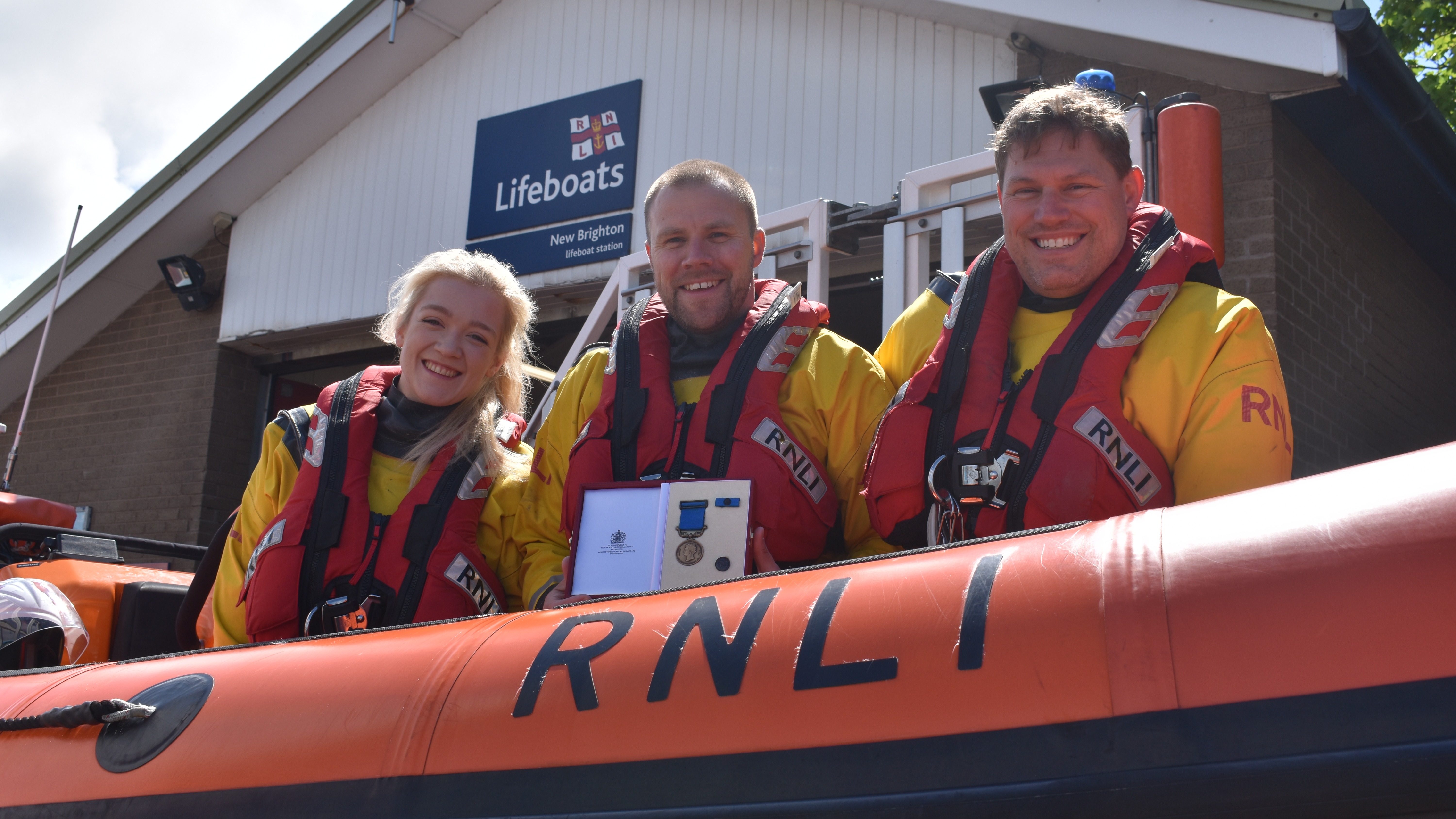 RNLI rescue volunteer crew awarded for bravery | ITV News Granada