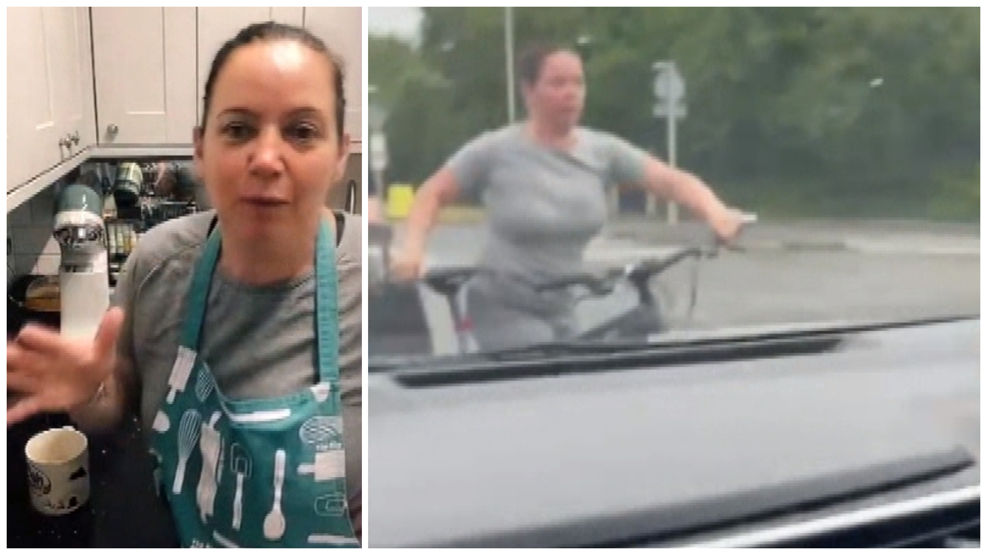 Mum's cake baking livestream takes crime-fighting turn as she confronts bike thieves | ITV News ...