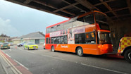 Double Decker Bus Gets Wedged Under Bridge On Cardiff Street ITV News
