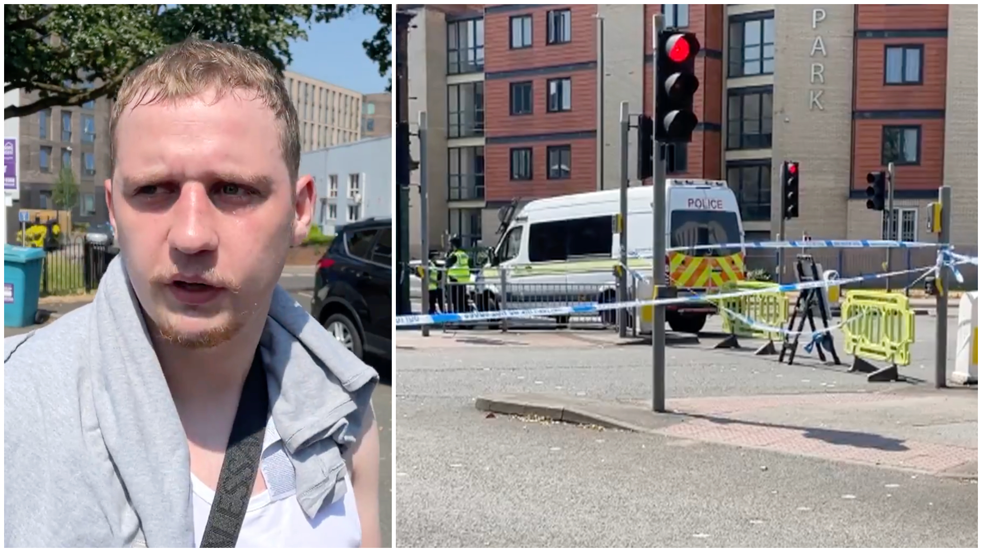 Witnesses describe screams and seeing two victims laying on street in deadly Nottingham attacks ...