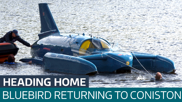 Donald Campbell's iconic Bluebird coming back to Cumbria - Latest From ...