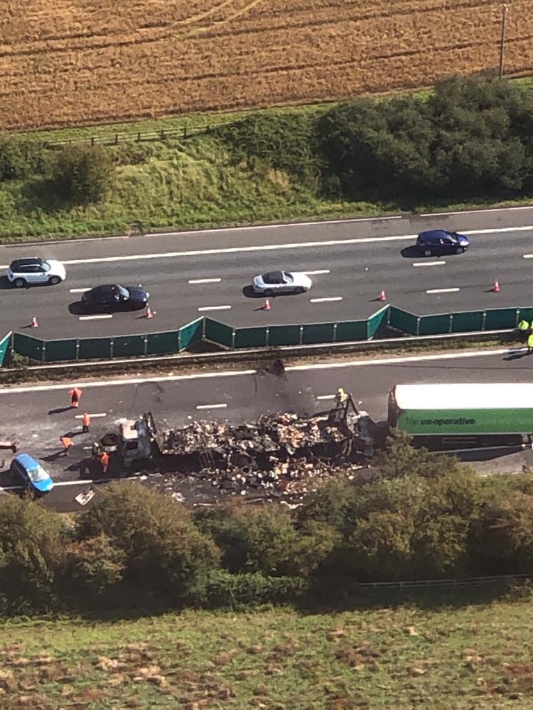 Man arrested on suspicion of causing death by dangerous driving after Gloucestershire motorway ...