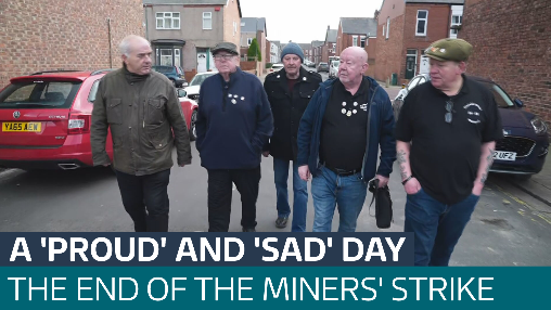 Former miners recall the emotional moment they marched back to work ...