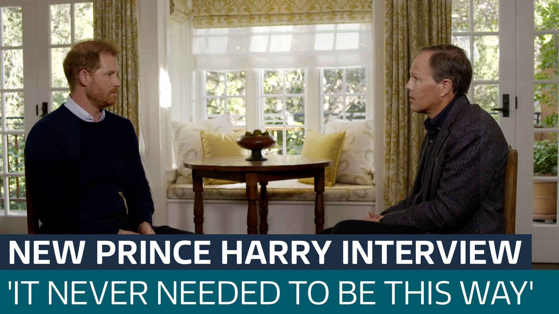 Prince Harry tells ITV he wants his father and brother 'back' in new ...