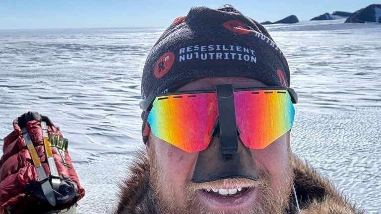 Devon explorer Sam Cox completes most treacherous part of Antarctic ...
