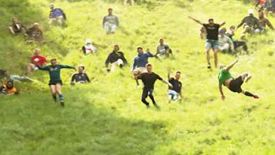 Winners crowned in annual extreme cheese-rolling event - Latest From ...