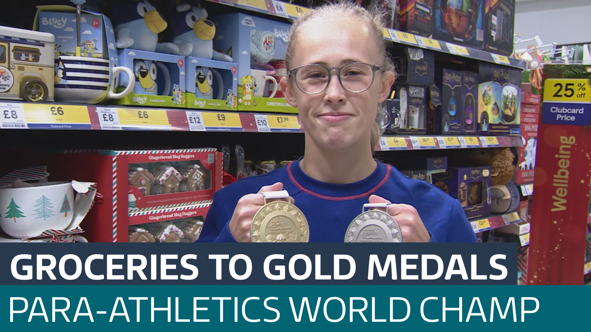 World champion para-athlete swaps Tesco checkout for international ...
