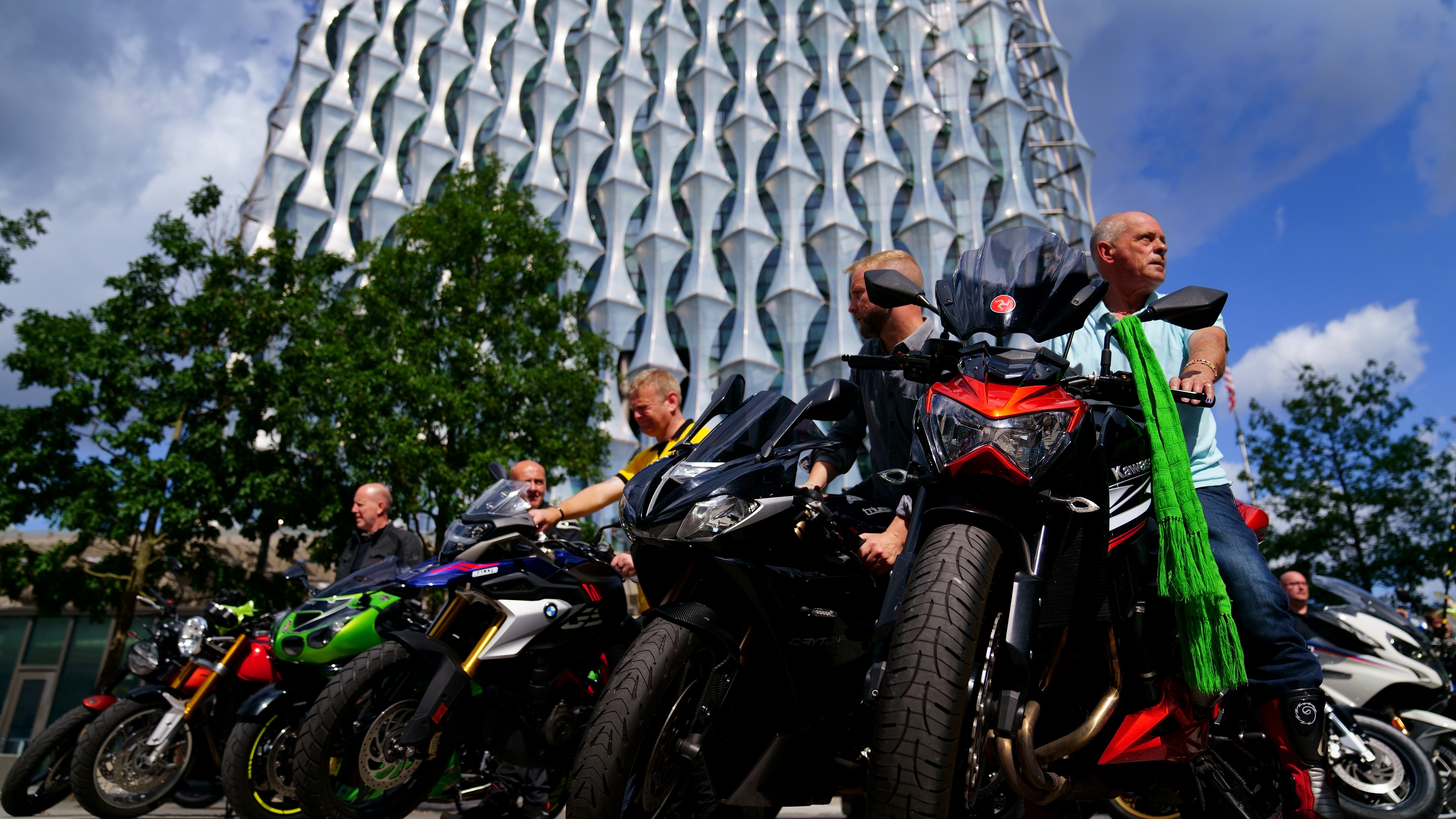 Motorcyclists mark the third anniversary of Harry Dunn's death outside ...