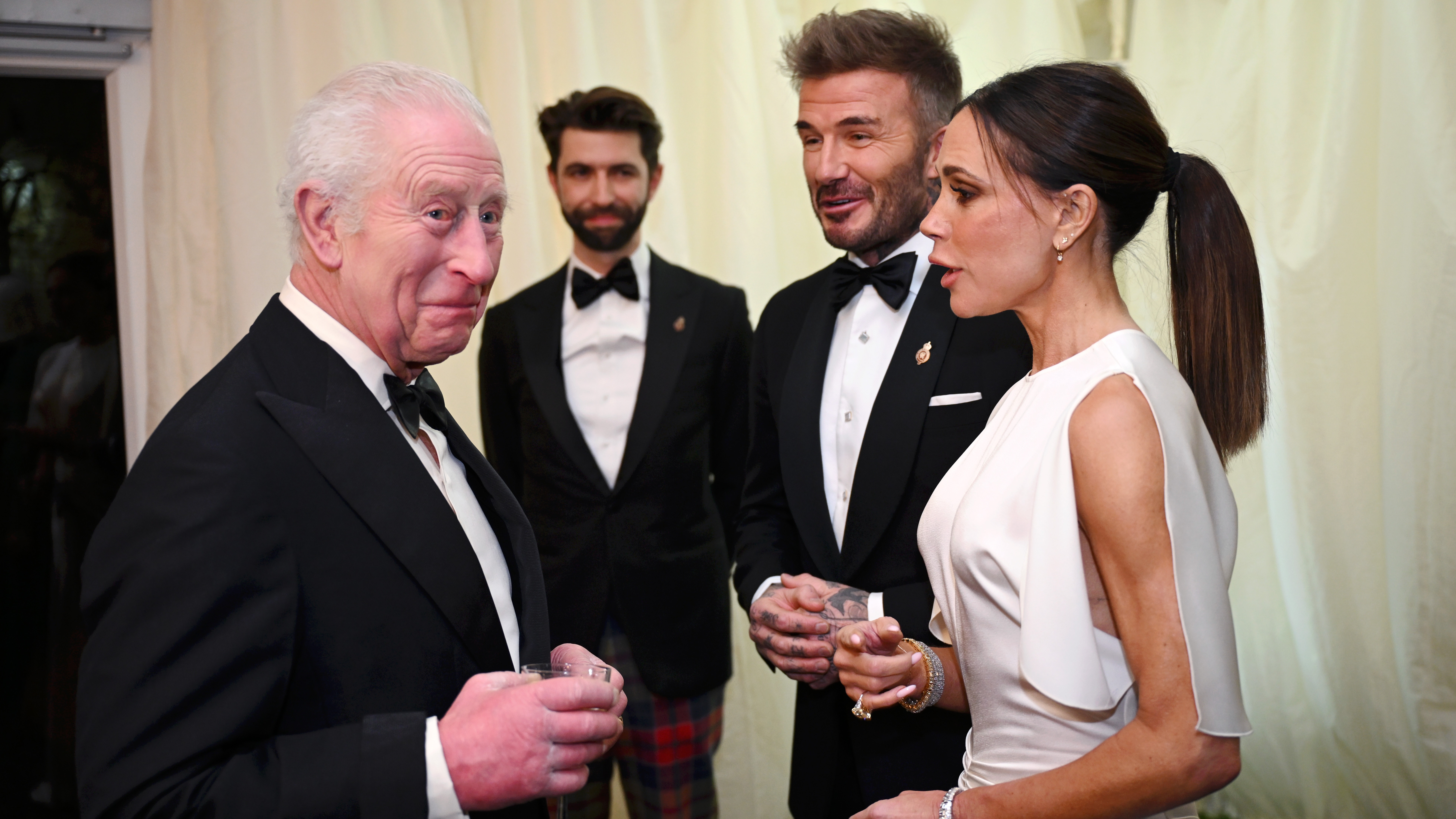 King Charles and Queen Camilla host Beckhams, Helen Mirren and Stanley Tucci at Highgrove | ITV News