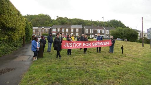 Skewen residents call for 'justice' months on from devastating floods ...