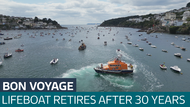 Sailors say goodbye to life-saving vessel after three decades' loyal ...