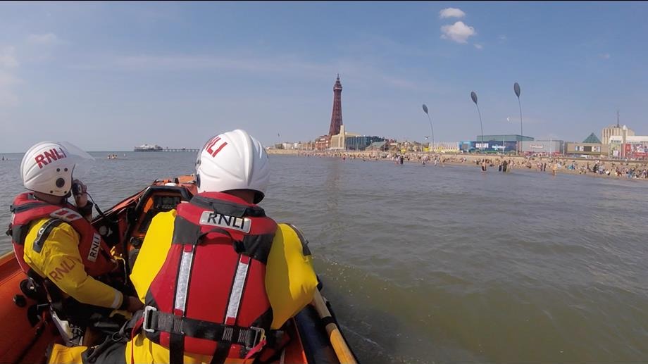 Inflatable dinosaur among rescue missions from Blackpool RNLI crew ...