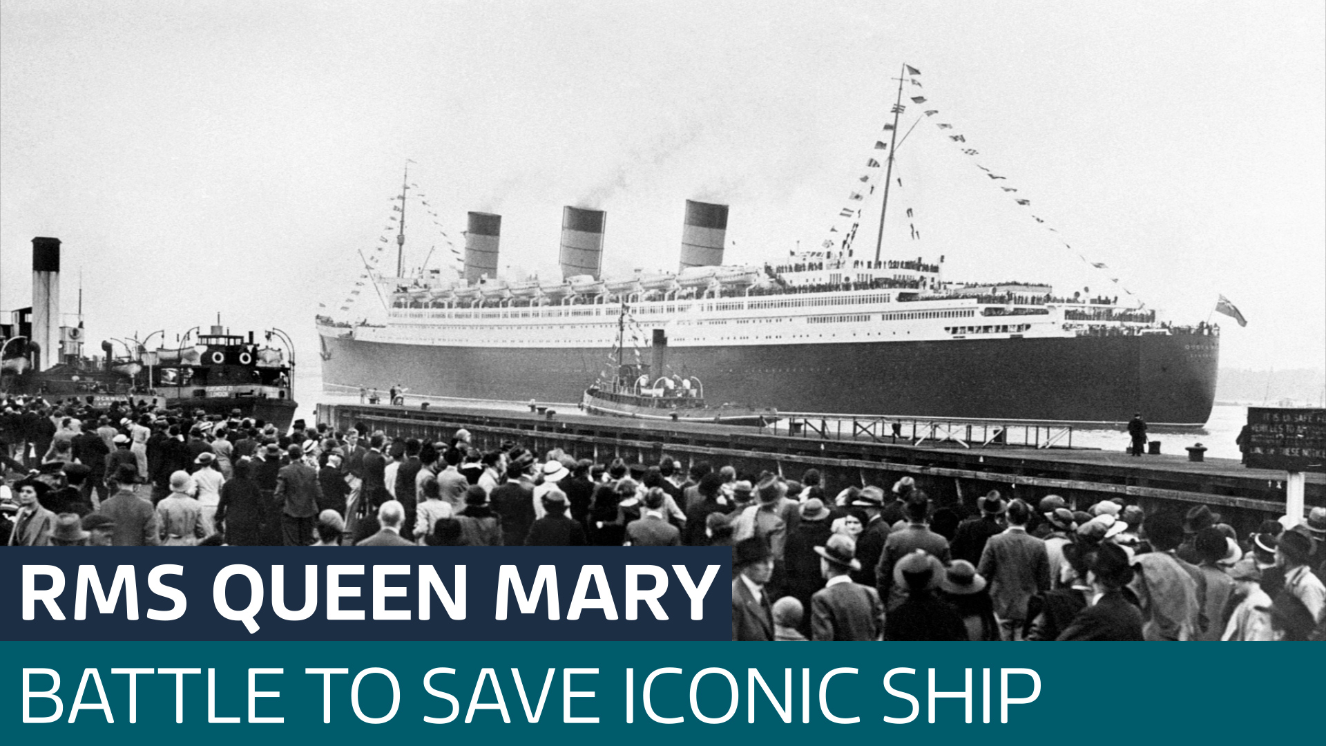 RMS Queen Mary: Iconic ship's battle to stay afloat - Latest From ITV News