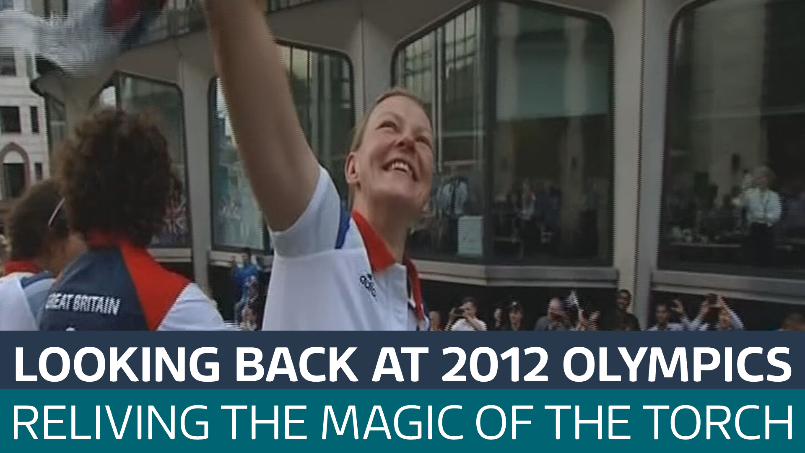 Following the Olympic Torch around the West Country - Latest From ITV News