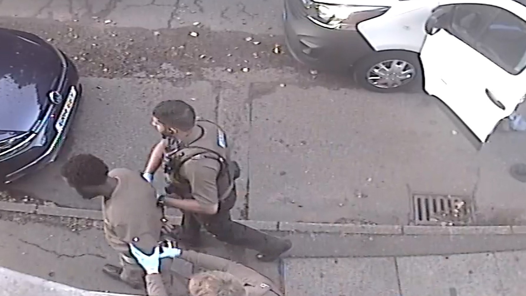 CCTV shows the moment Nottingham attack suspect is tasered and arrested ...