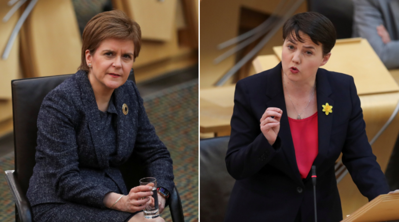 Ruth Davidson accuses Nicola Sturgeon of breaking ministerial code at ...