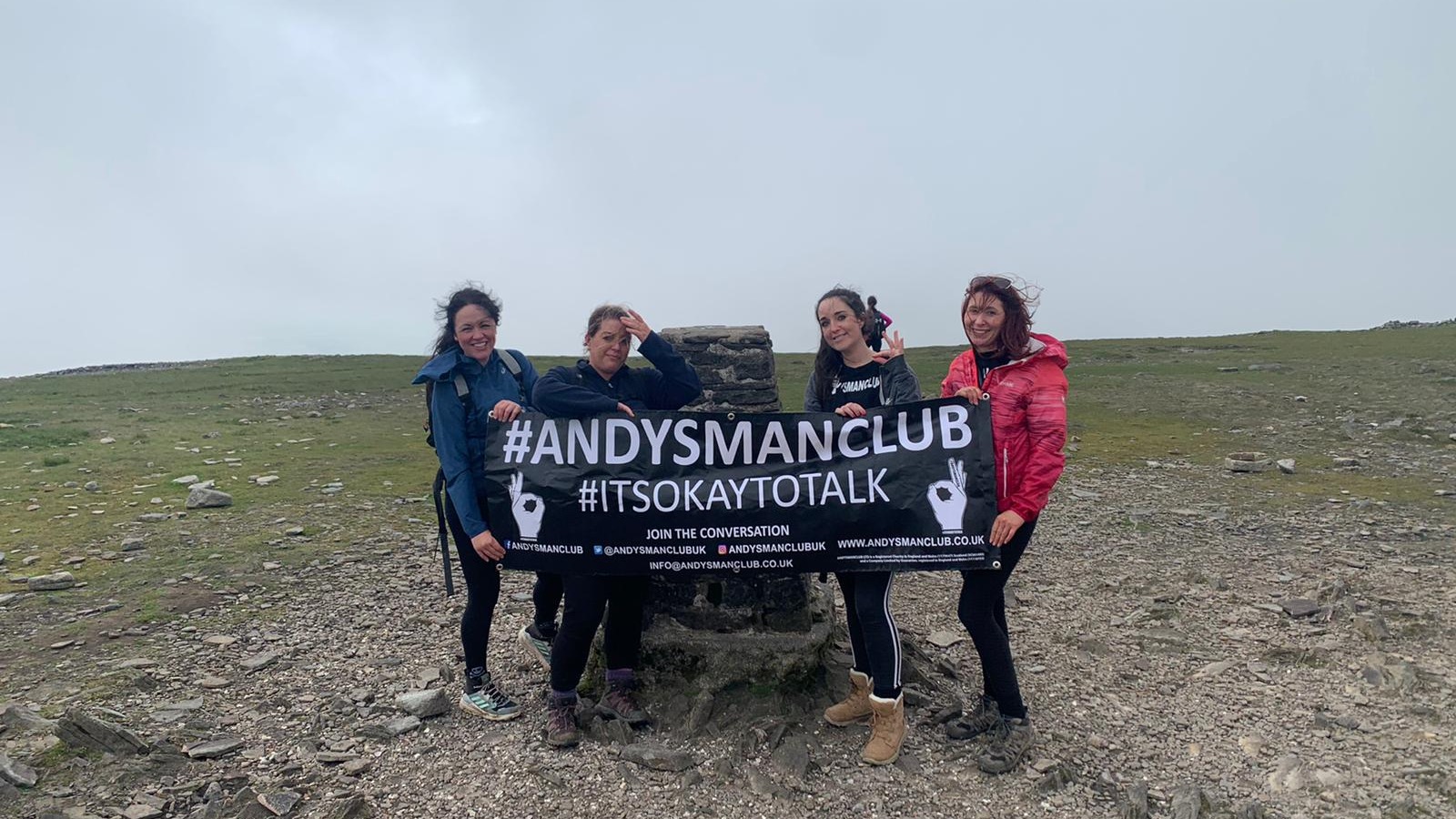Four mums tackle Yorkshire three peaks for Andy's Man Club | ITV News ...