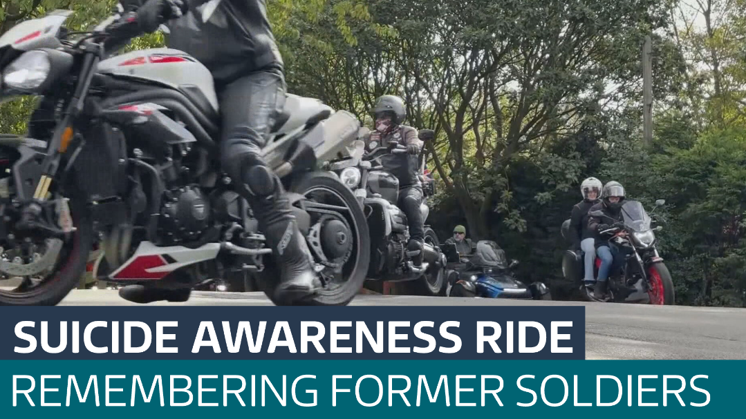 Bikers set off on memorial ride for suicide prevention - Latest From ...