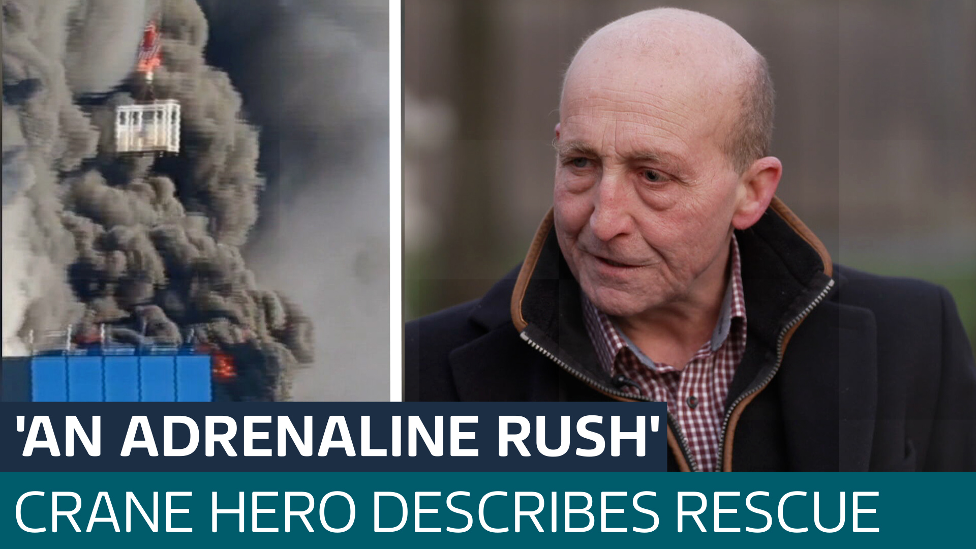 Hero crane operator speaks out after rescuing man from blazing building ...
