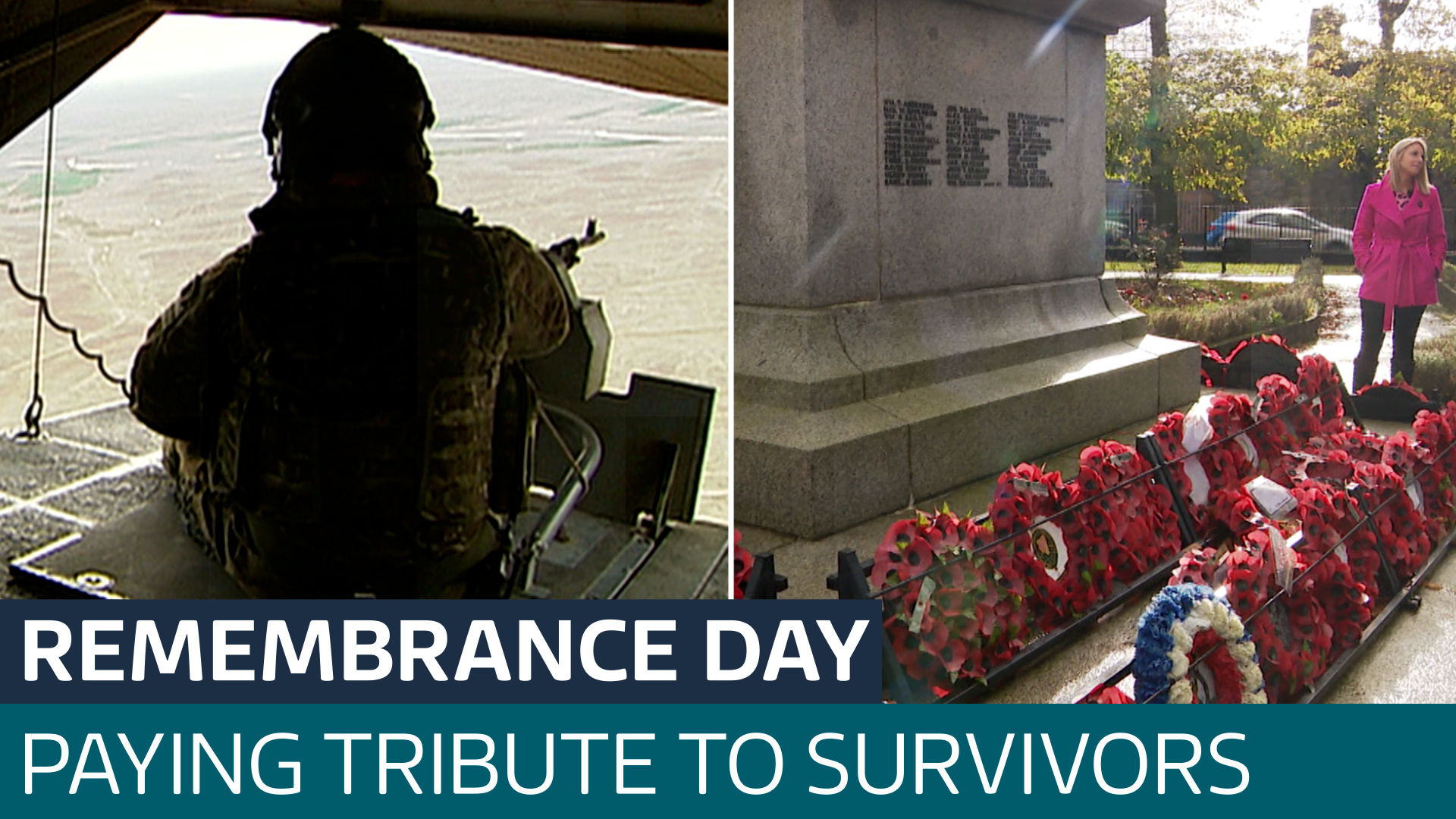 'Crew chick' pays tribute to the military survivors on Remembrance Day ...