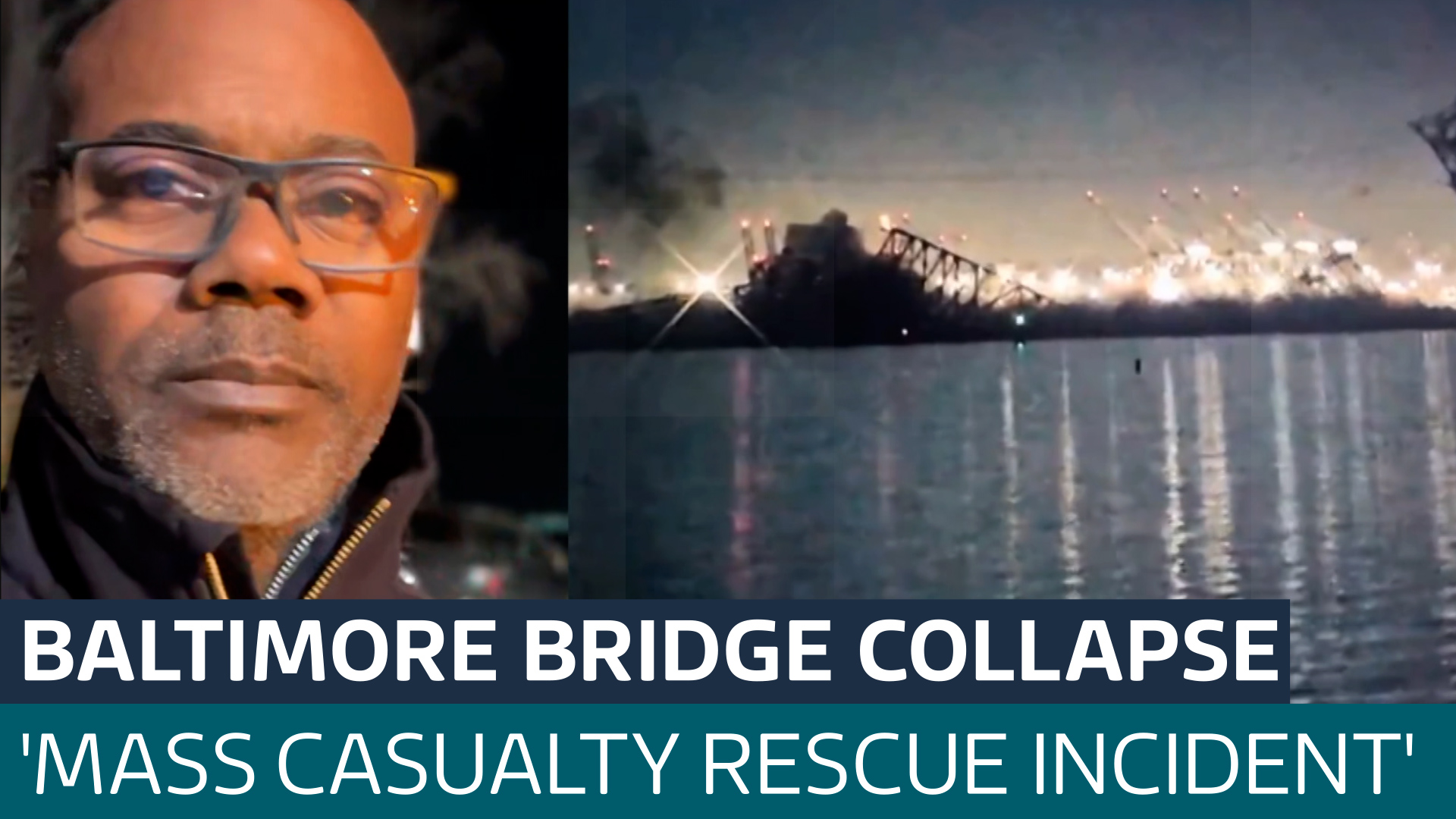 'A mass casualty incident is underway': Fire chief on bridge collapse ...