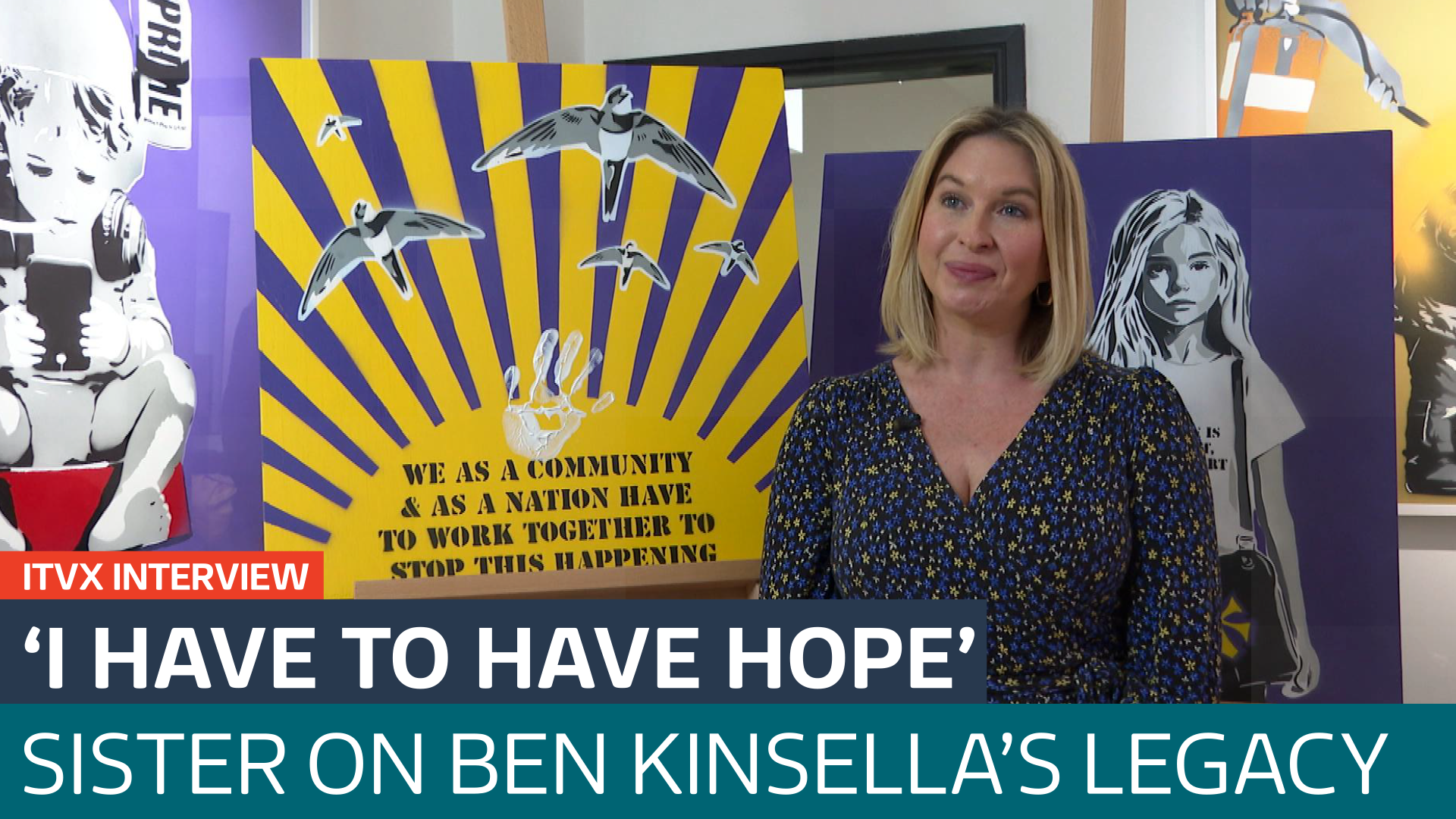 Ben Kinsella: honouring his legacy through artwork - Latest From ITV News