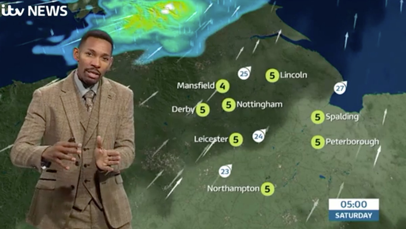 East Midlands Weather: Heavy rain and wind on the way | ITV News Central