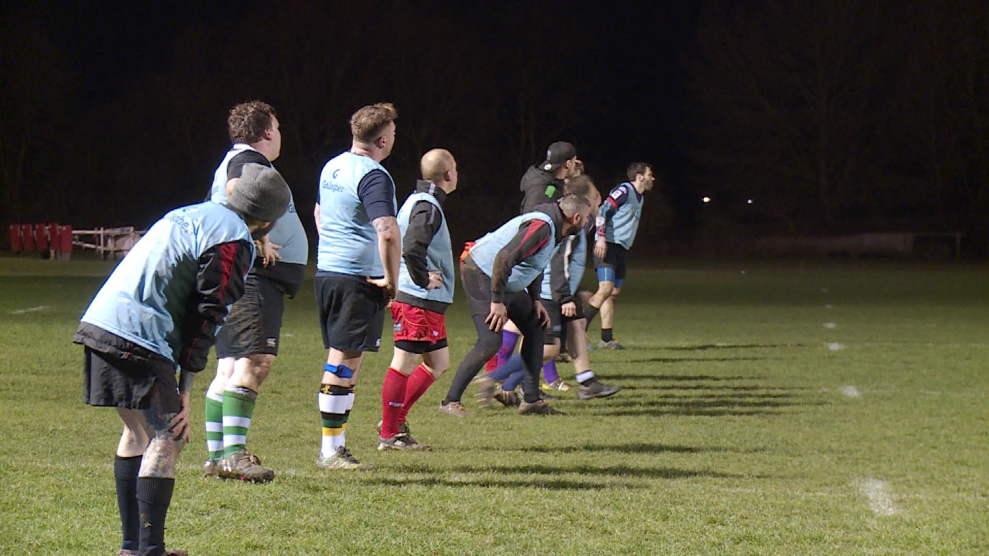 Inclusive rugby club gets coaching masterclass from Saints stars | ITV ...