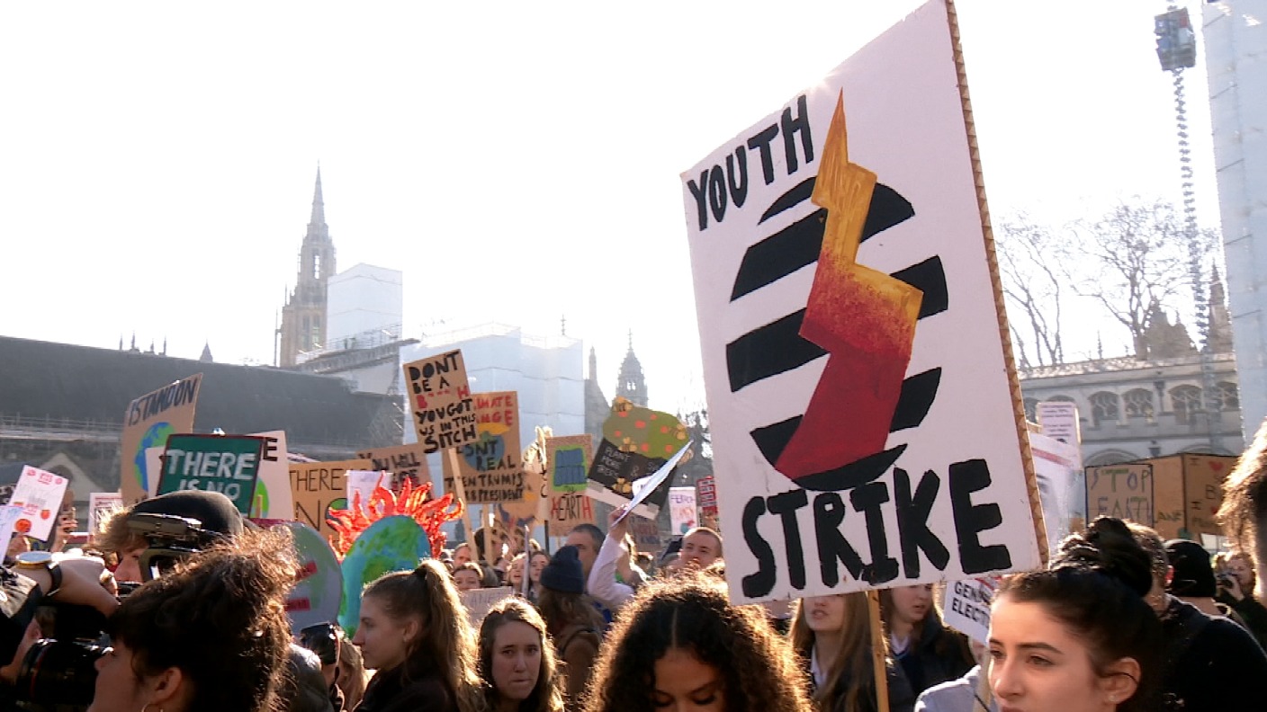 Thousands of students go on strike from school in climate change ...