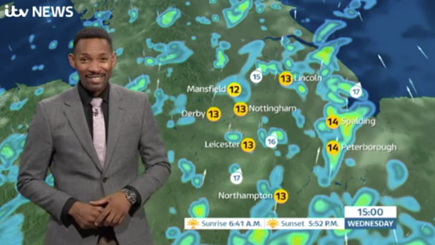 East Midlands Weather: Outbreaks of rain | ITV News Central
