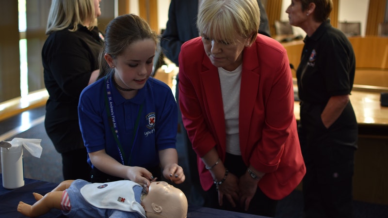 Youngsters urge MSPs to back first aid teaching in primary schools ...