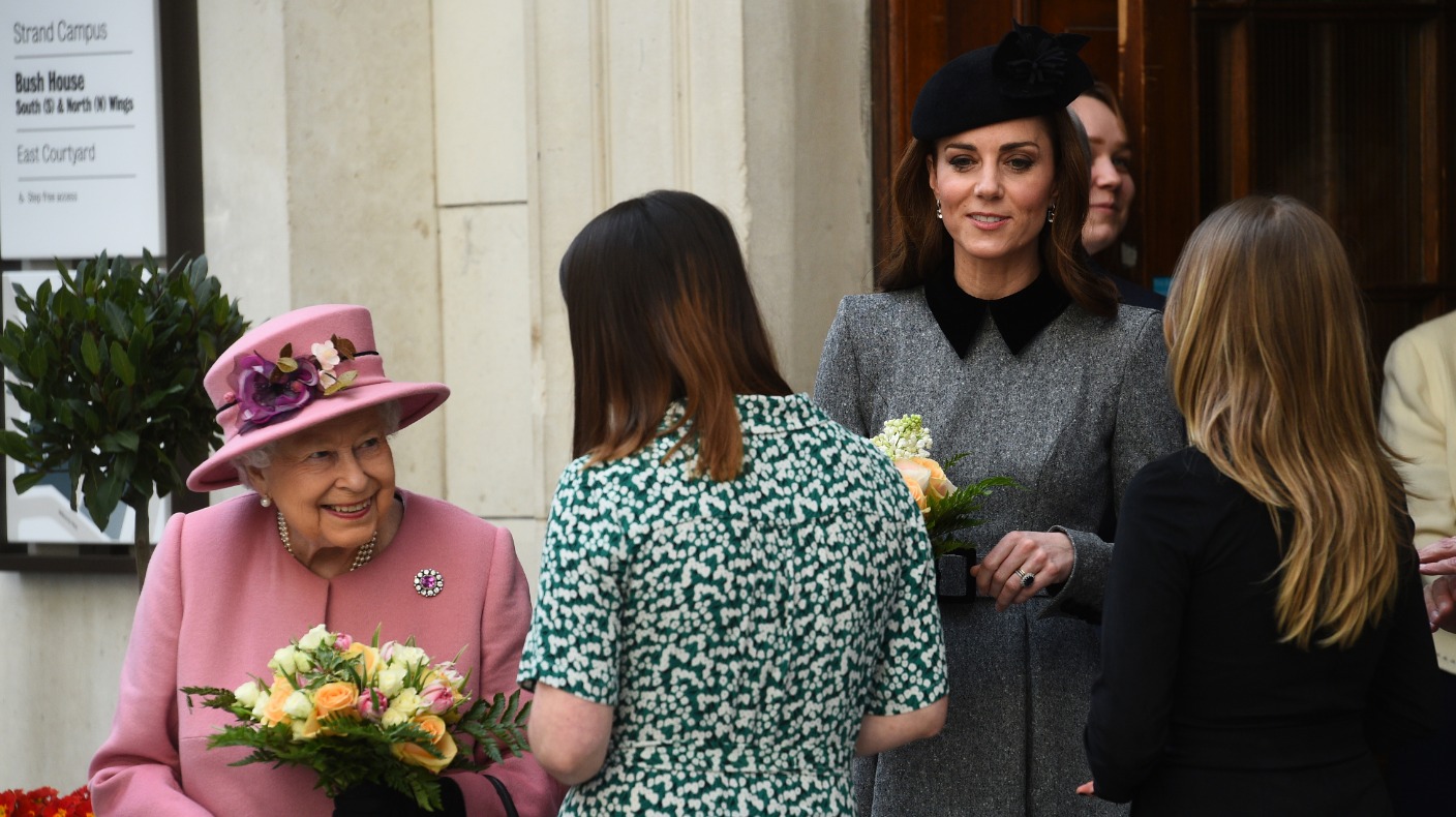 Queen joined by Kate in first joint engagement away from palace | ITV News