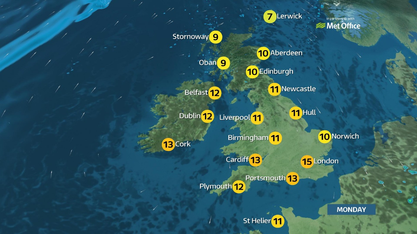 Cold start for many and brighter spells later on | ITV News