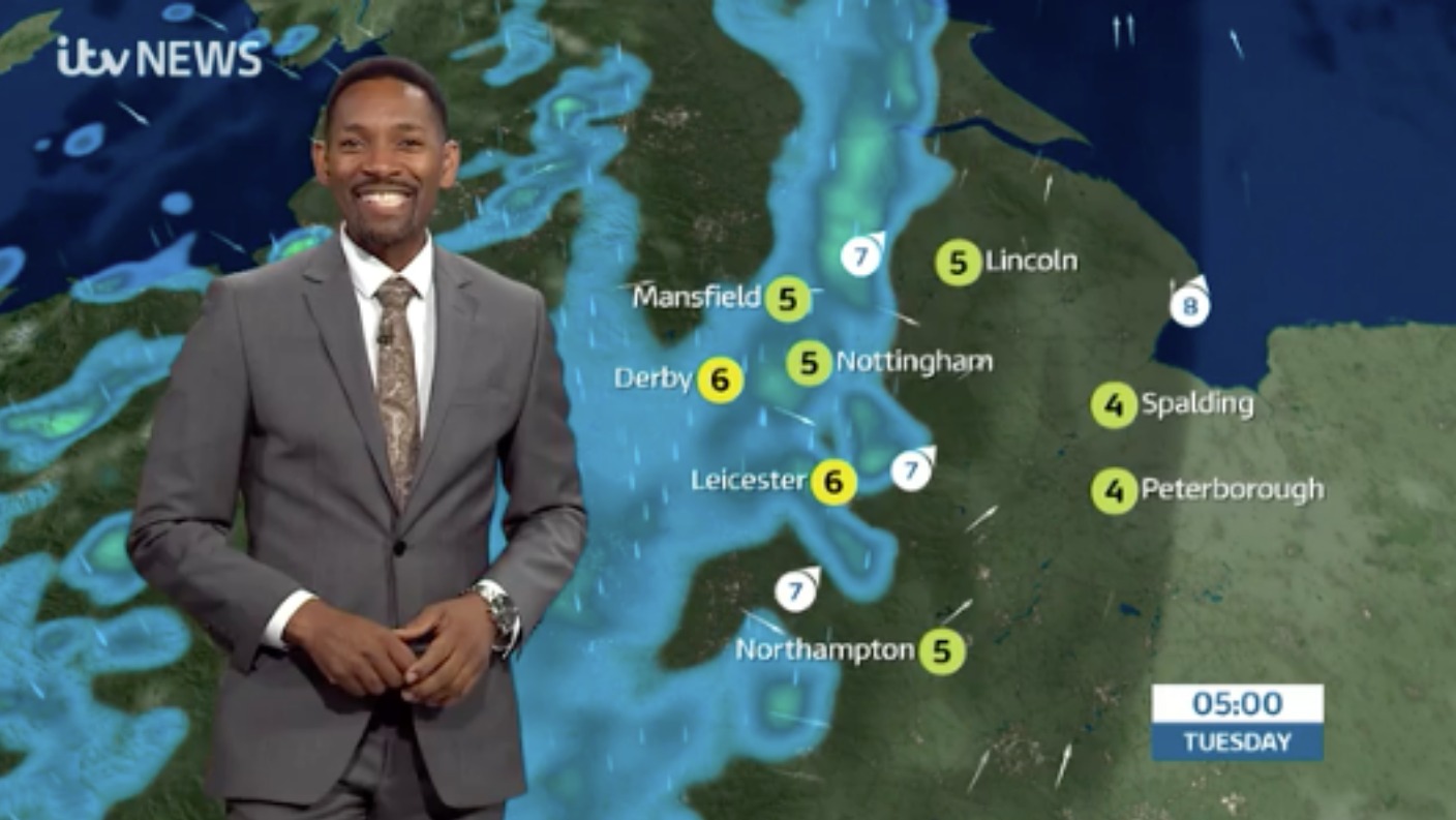 East Midlands Weather: Rain overnight | ITV News Central