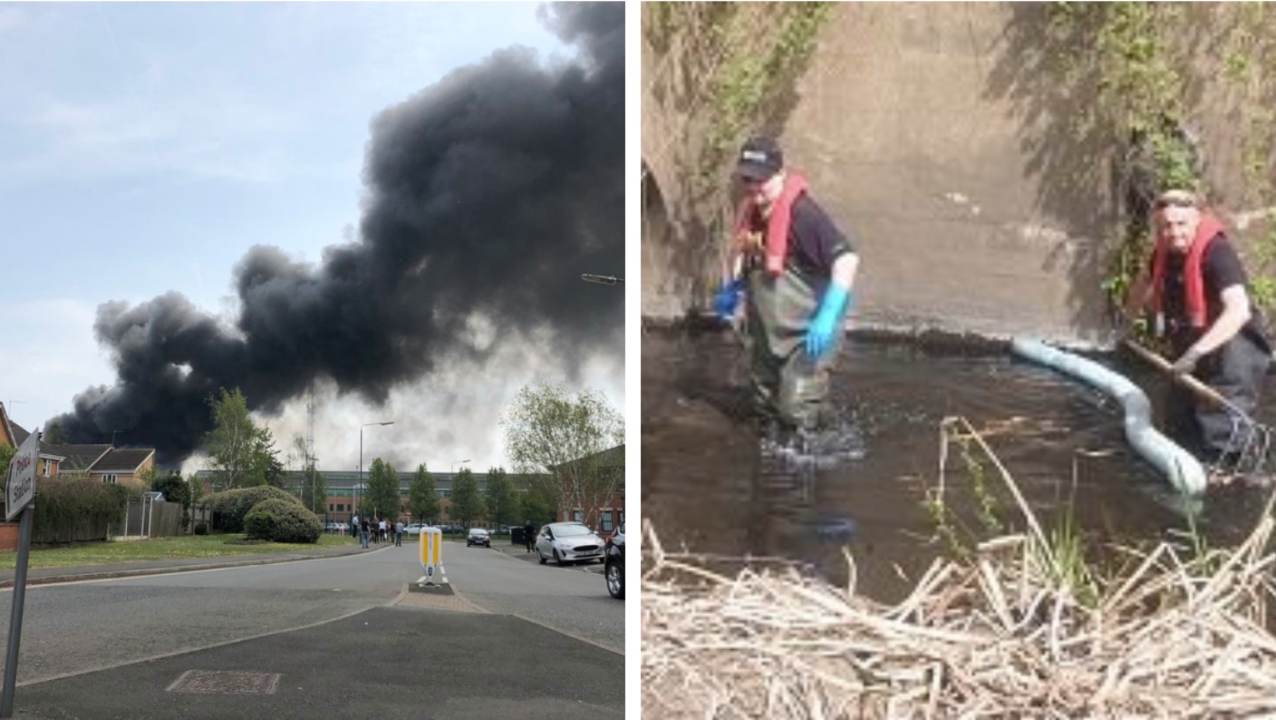Derby Explosions: 'Chemicals' leak into River Derwent following factory ...