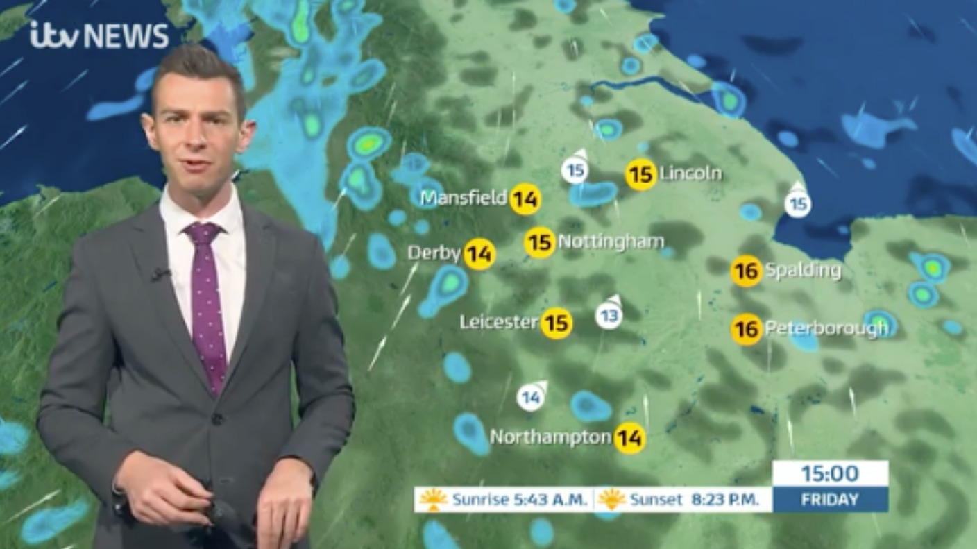 East Midlands Weather: Showers developing today | ITV News Central
