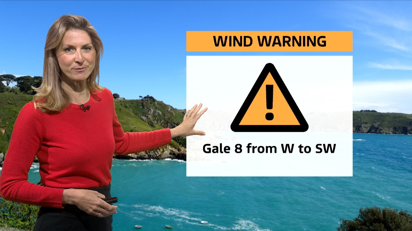 Orange wind warning issued for Channel Islands | ITV News Channel
