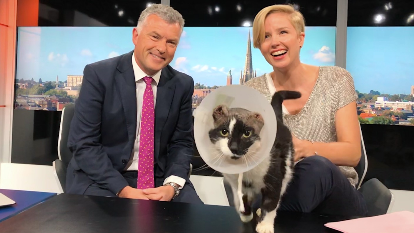 Becky and Jonathan meet Vincent | ITV News Anglia