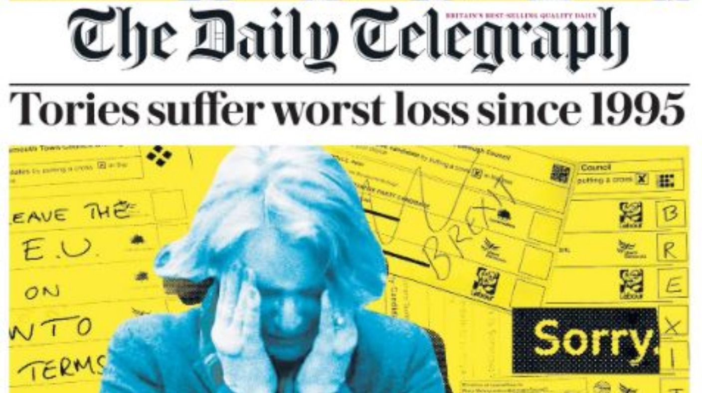 Crying councillor makes front page after Tory party local election ...