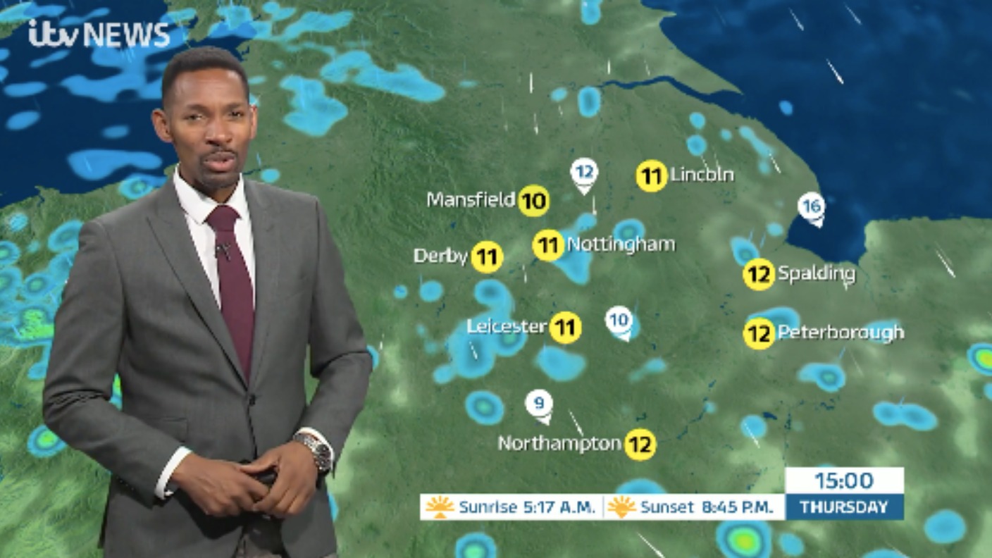 East Midlands Weather: Cloudy with outbreaks of light rain | ITV News ...