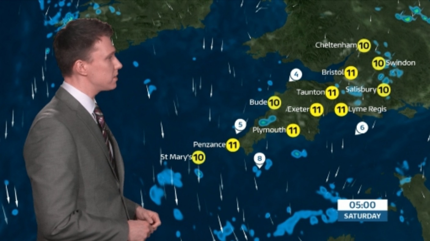 UK Weather forecast: Showery conditions in the South West | ITV News ...