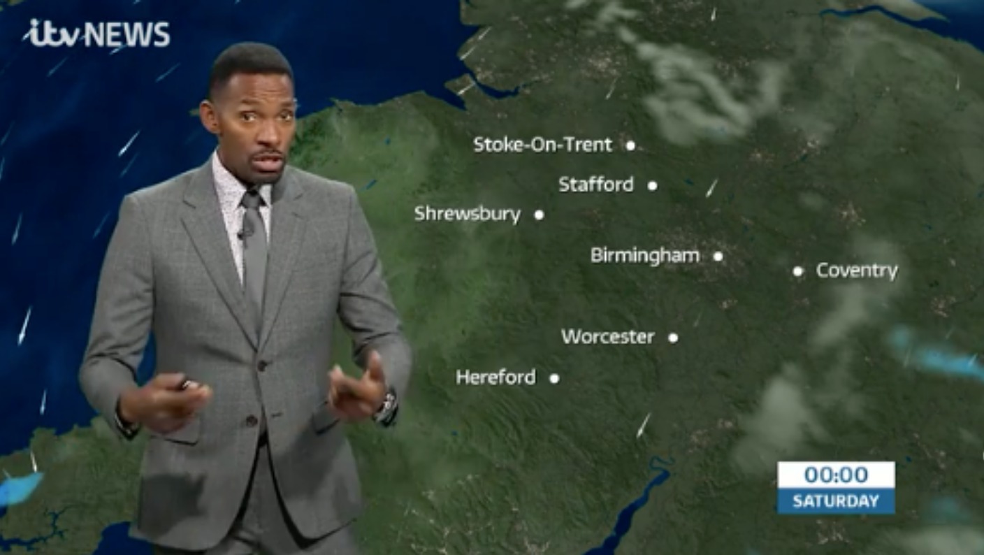 West Midlands Weather: Patchy rain in places overnight | ITV News Central