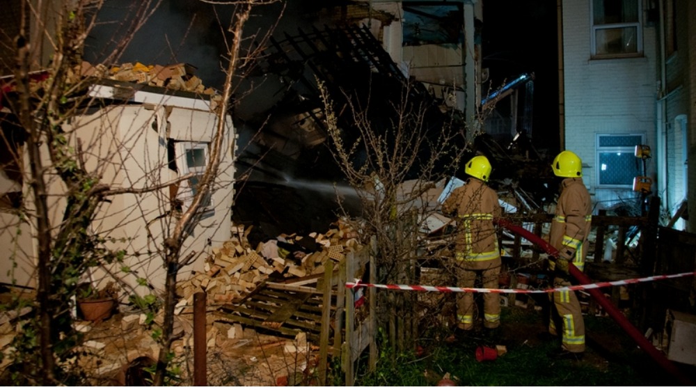 Family of four escape explosion | ITV News Anglia