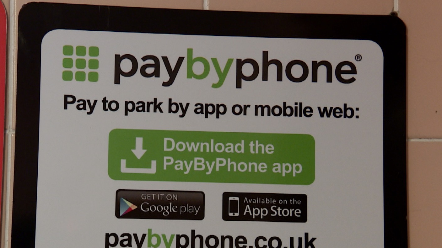 Technical error with PayByPhone app | ITV News Channel