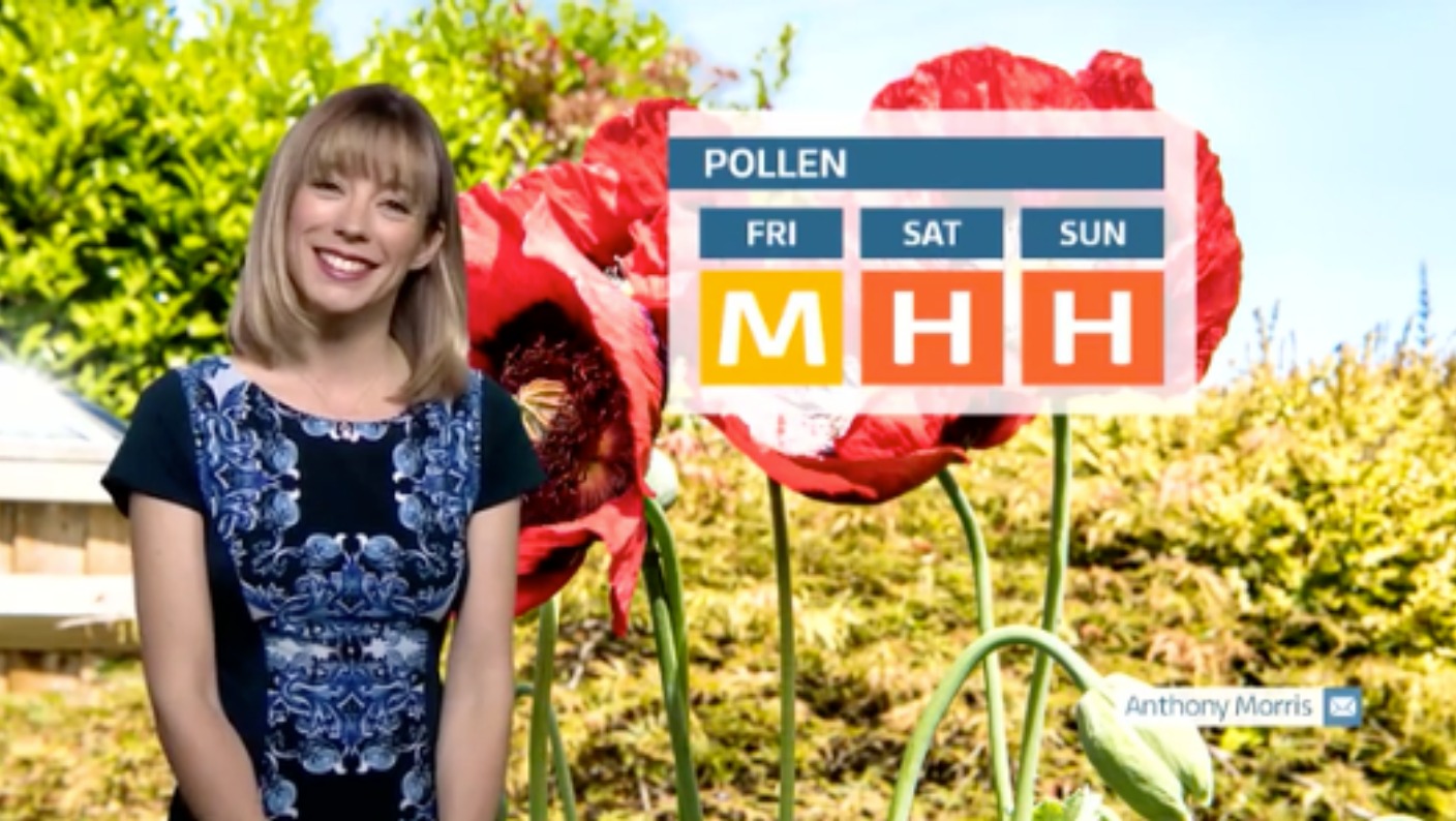 UK Weather forecast: Pollen | ITV News Meridian