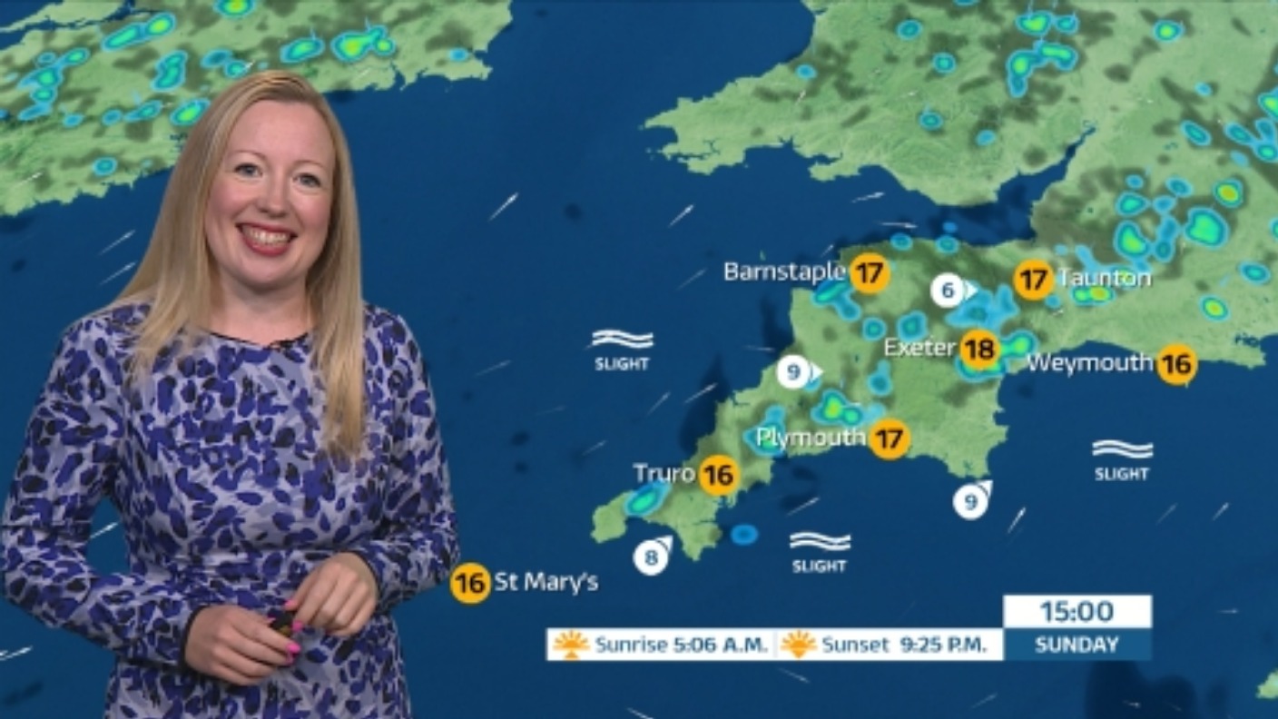 UK Weather forecast for the South West, A mixture of sunny spells and ...