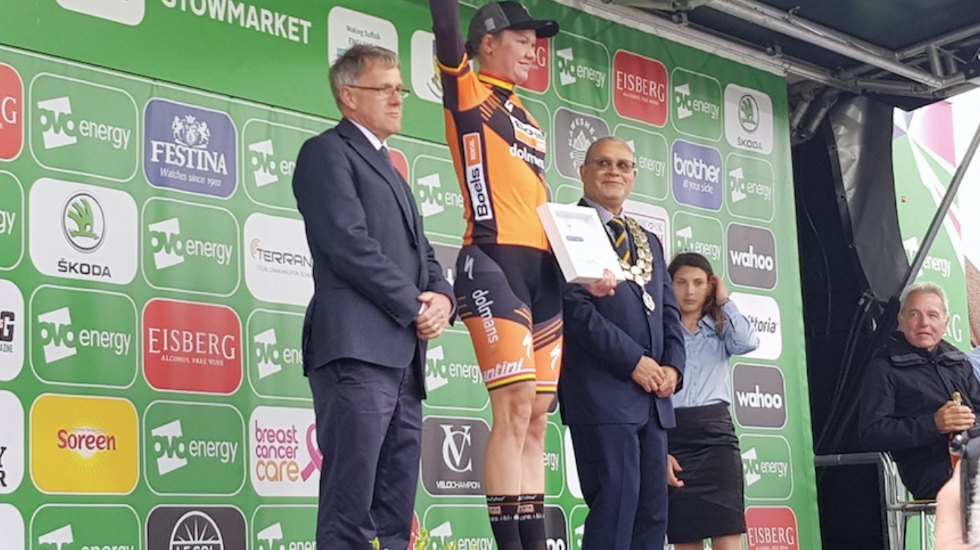 Women's cycling Tour gets underway in Suffolk | ITV News Anglia