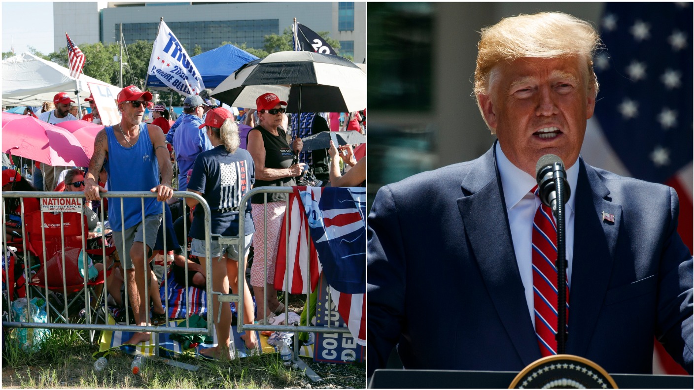 President Trump's 2020 campaign begins as voters give their view on his ...