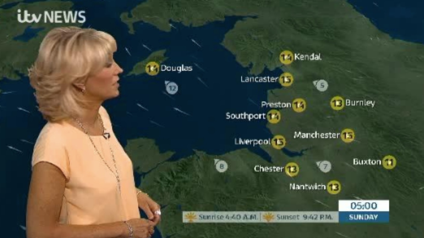 Sunday evening weather for the North West | ITV News Granada